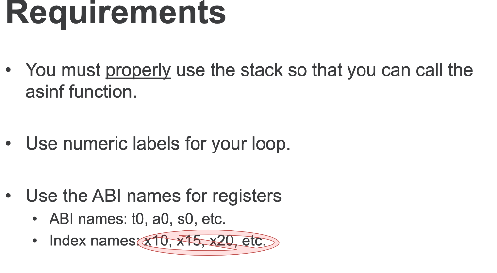 Solved - You will be writing one assembly function. | Chegg.com