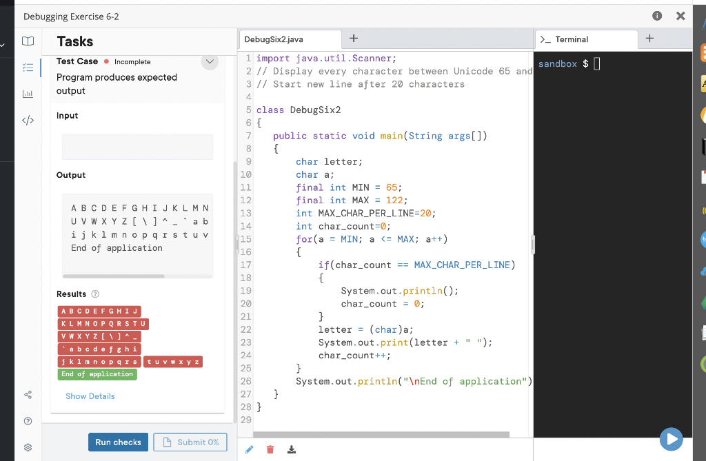 Solved Debugging Exercise 6-2 Х M Tasks + Test Case | Chegg.com Solved Debugging Exercise 6-2 Х M Tasks + Test Case | Chegg.com
