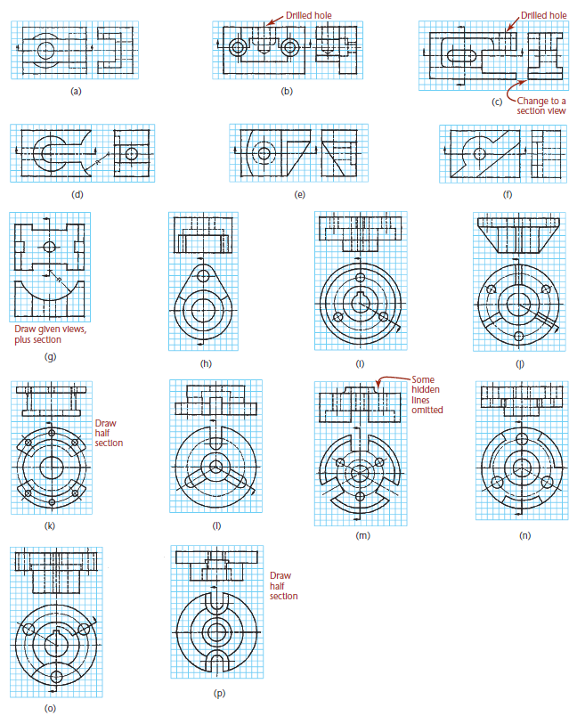 Solved Exercise 8.4 Freehand Sectioning Problems. Sketch | Chegg.com
