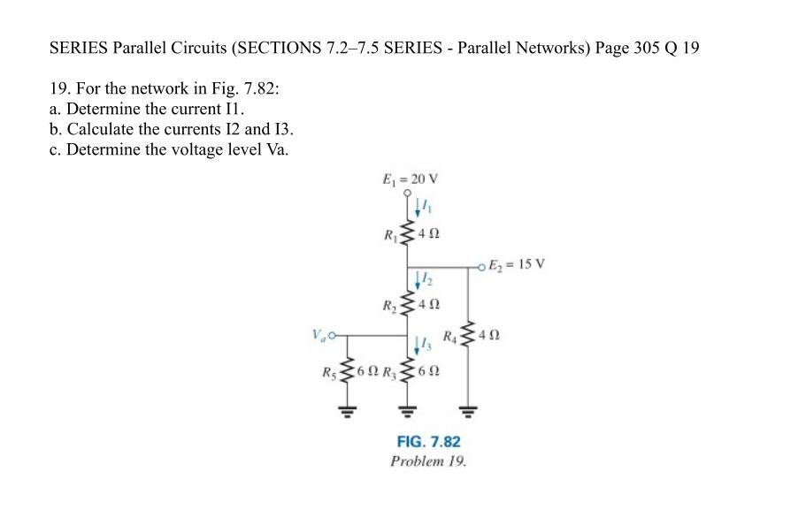 Solved SERIES Parallel Circuits (SECTIONS 7.2–7.5 SERIES - | Chegg.com