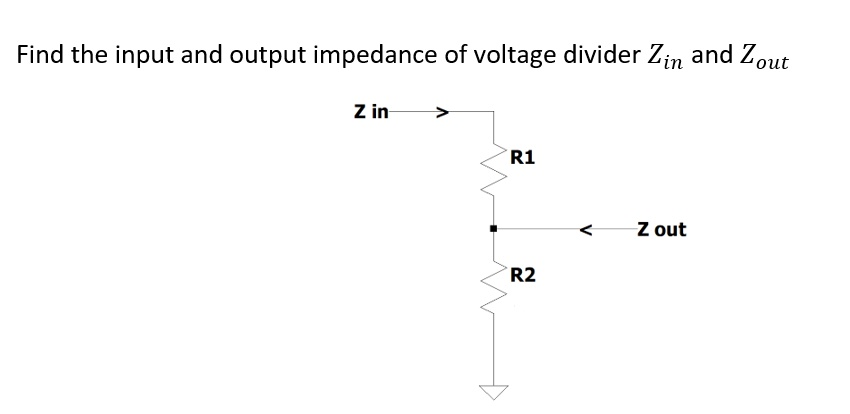 Solved Find the input and output impedance of voltage | Chegg.com