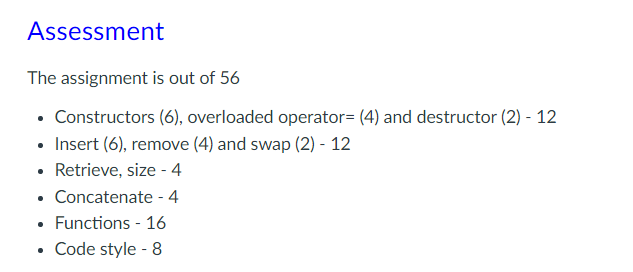 Solved As described below it requires in C++ 10 StringList | Chegg.com
