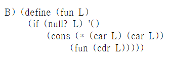 Solved In the Scheme Language, Explain what each of the | Chegg.com