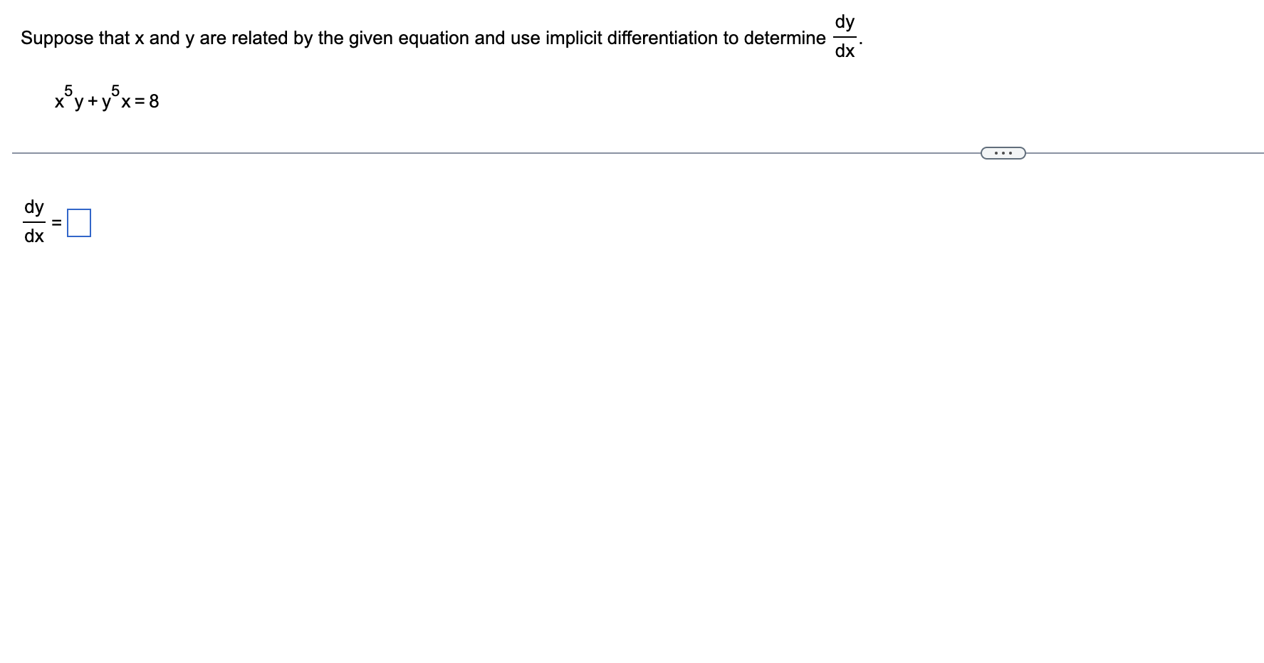 Solved dy dx Given y = 5x2 + 7x, find when x= -5 and - = 2. | Chegg.com