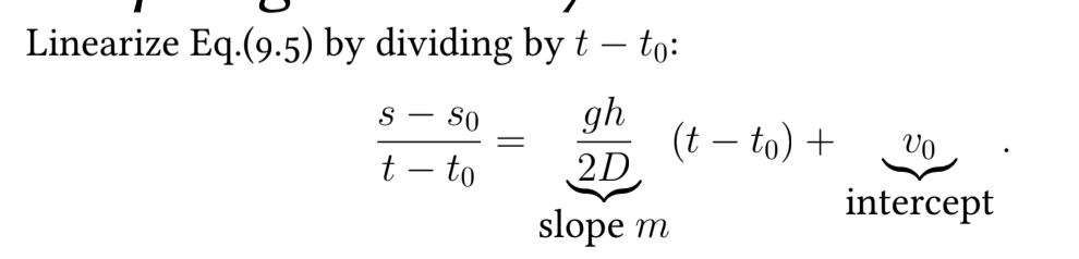 Solved 2) Look at the linearized equation we are using to | Chegg.com