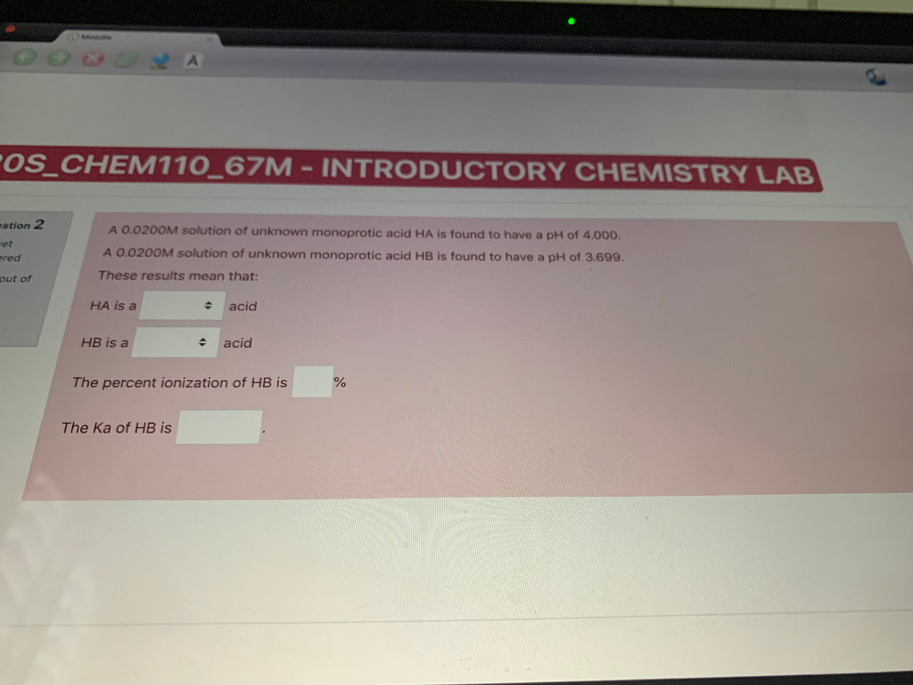 Solved OS CHEM110_67M - INTRODUCTORY CHEMISTRY LAB stion 2 A | Chegg.com