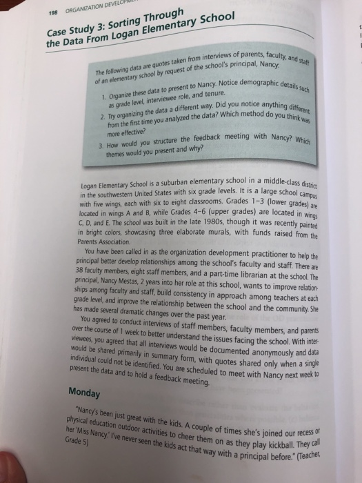 Solved Case Study 3: Sorting Through the Data From Logan | Chegg.com