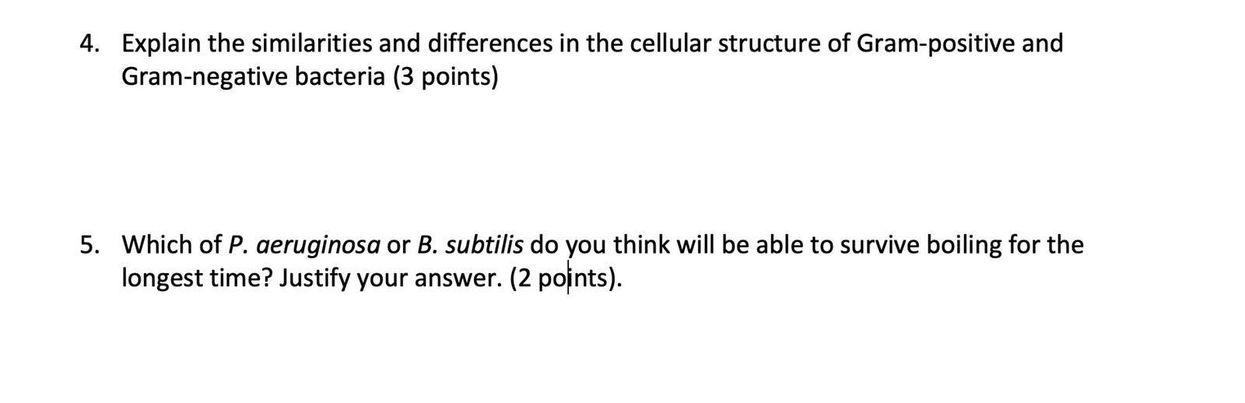 Solved 4. Explain the similarities and differences in the | Chegg.com