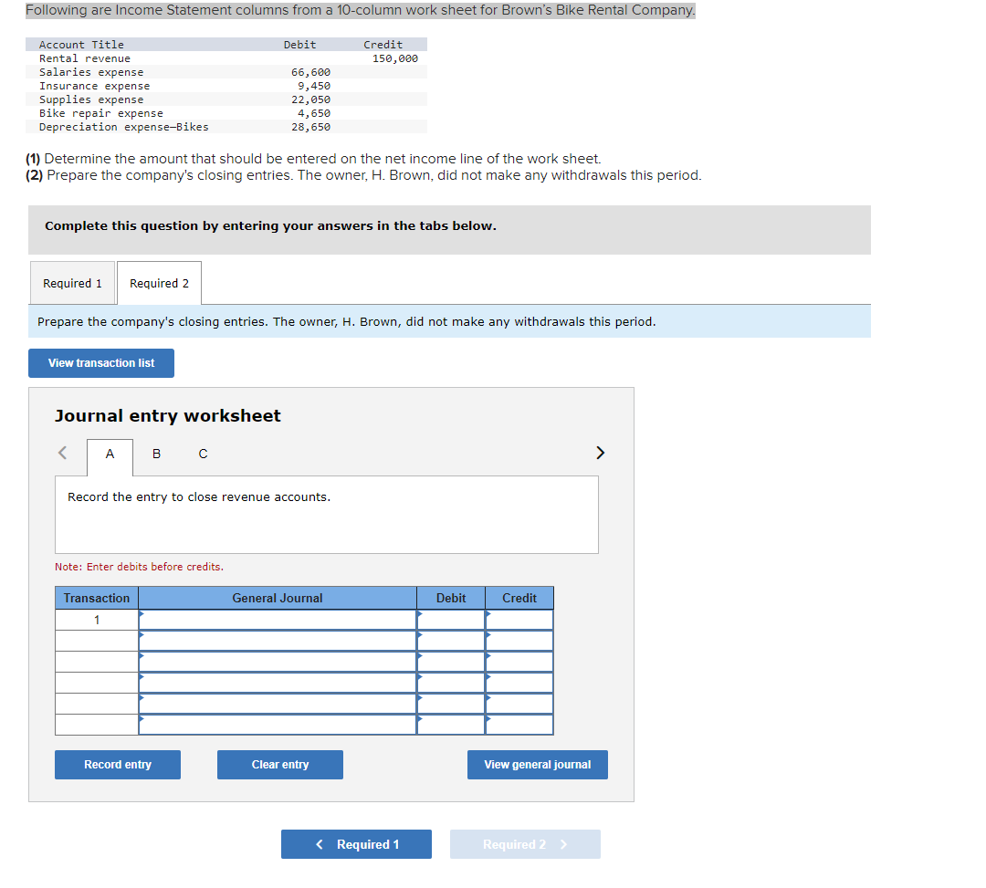 Solved (1) ﻿Determine the amount that should be entered on | Chegg.com