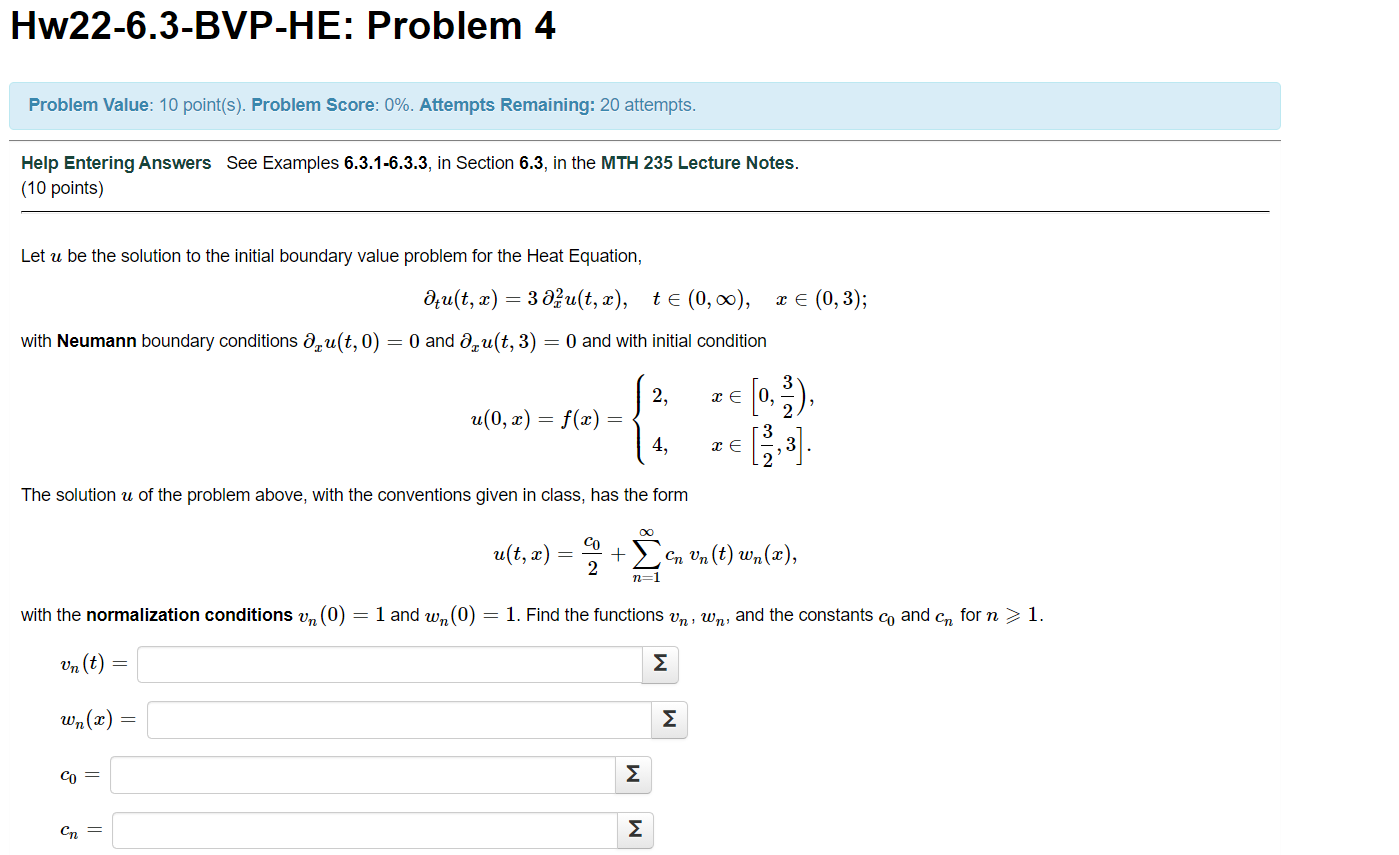 Solved Hw22-6.3-BVP-HE: Problem 4 Problem Value: 10 | Chegg.com
