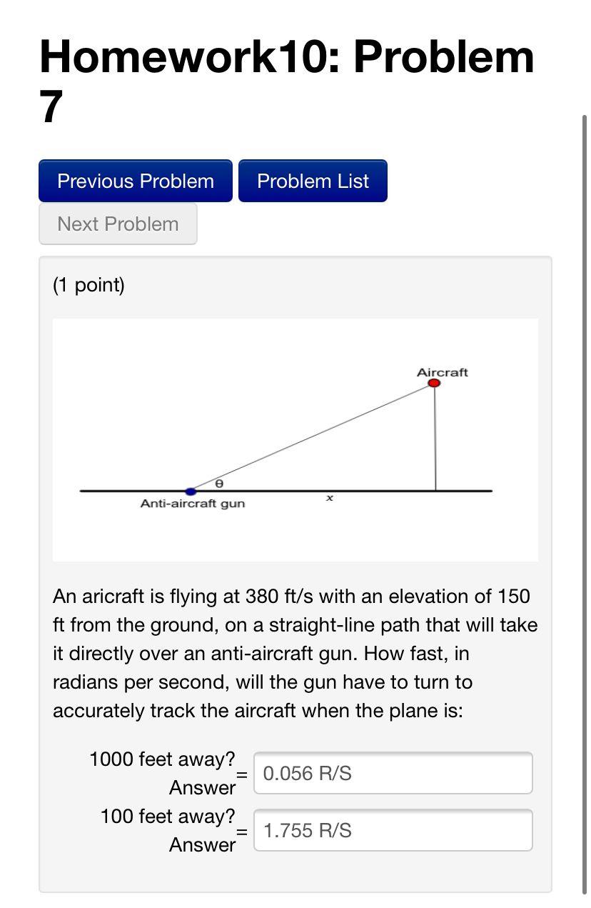 Solved Homework 10: Problem 7 Previous Problem Problem List | Chegg.com