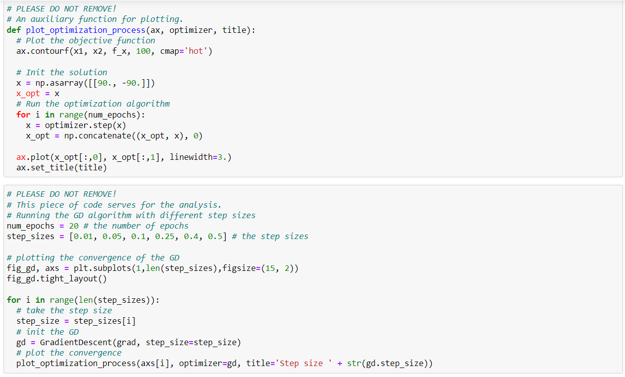 Solved Assignment 1 Assignment 1: Optimization Goal: Get | Chegg.com