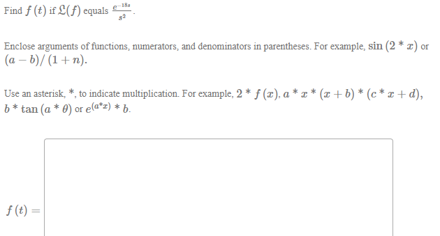 Solved 15 Find f (t) if L(f) equals Enclose arguments of | Chegg.com