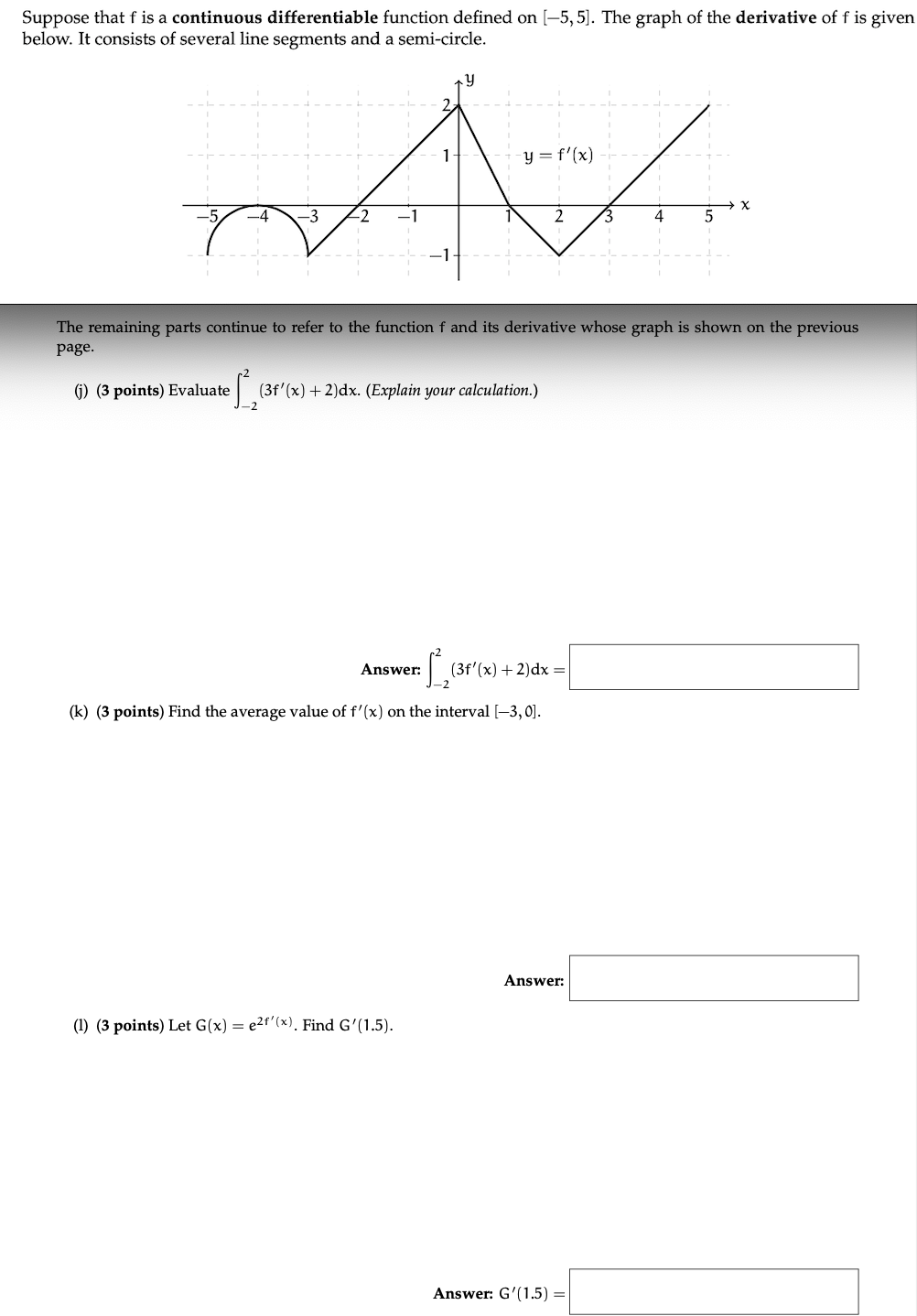 Solved Suppose that f is a continuous differentiable | Chegg.com