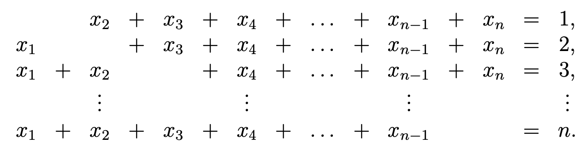 Solved a)Solve the following system of equations for a given | Chegg.com