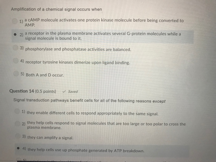 Solved Binding of a signaling molecule to which type of | Chegg.com