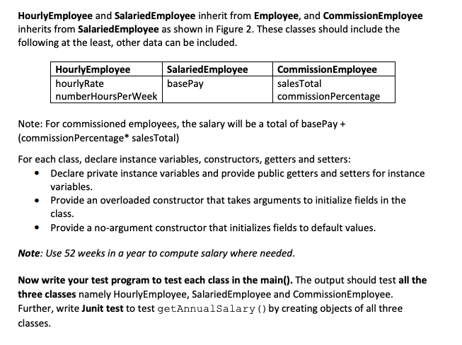 Solved Part2: Employee Salary Create the Person class that | Chegg.com