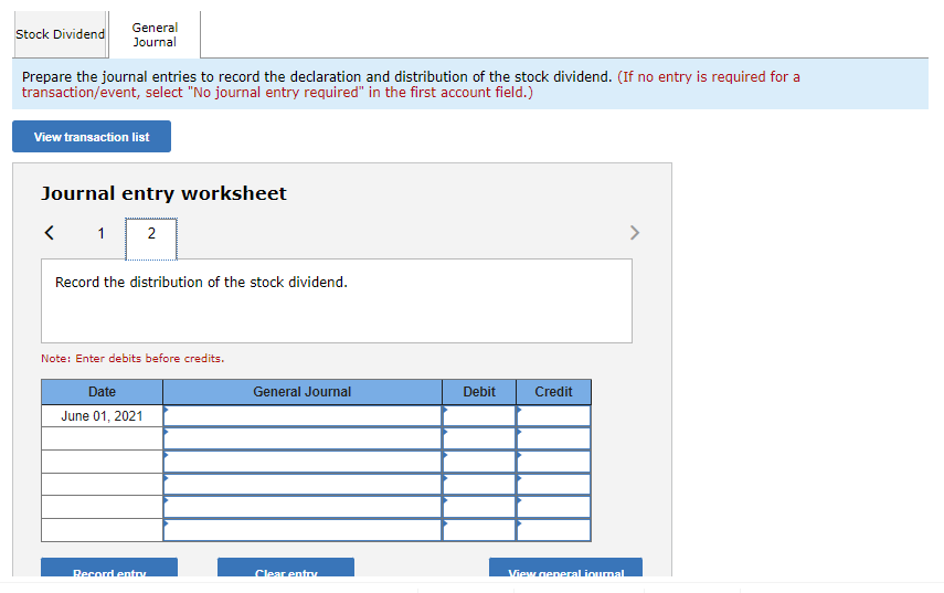Solved Exercise 18-19 (Algo) Stock dividend [LO18-8] The | Chegg.com