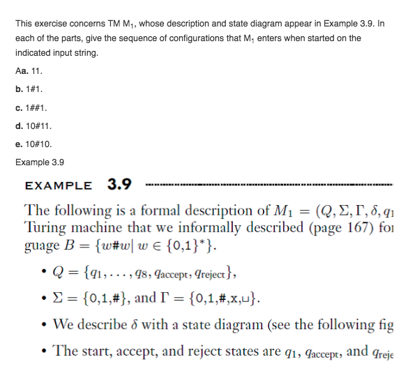 Solved 3. (6 points) Formulate the language that Mbad in | Chegg.com