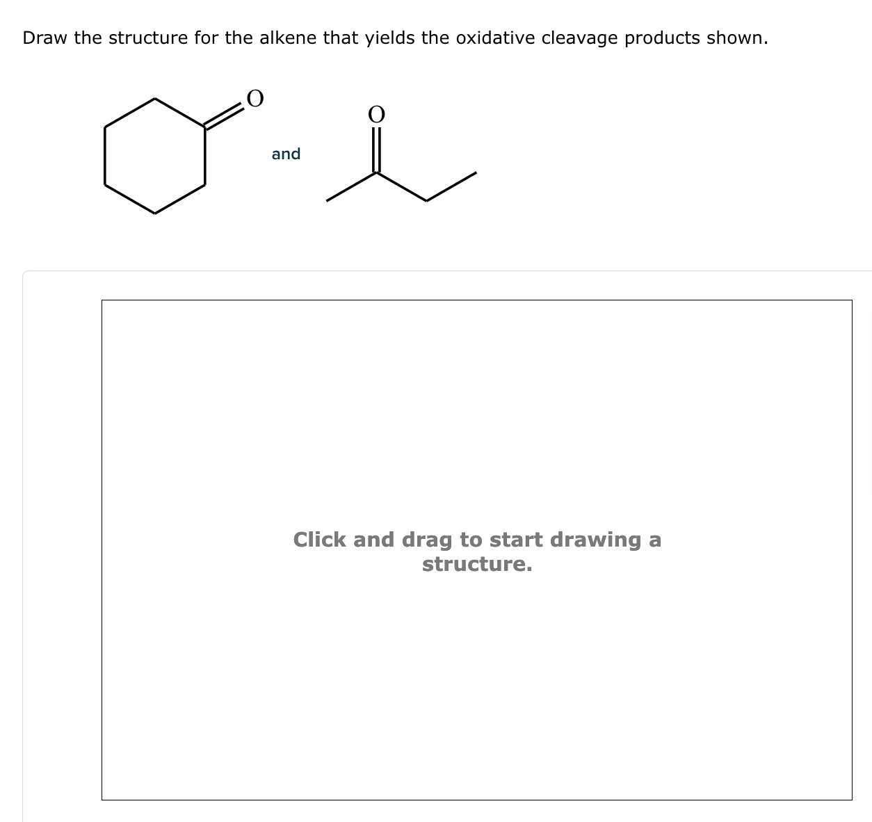 Solved Draw the structure for the alkene that yields the | Chegg.com