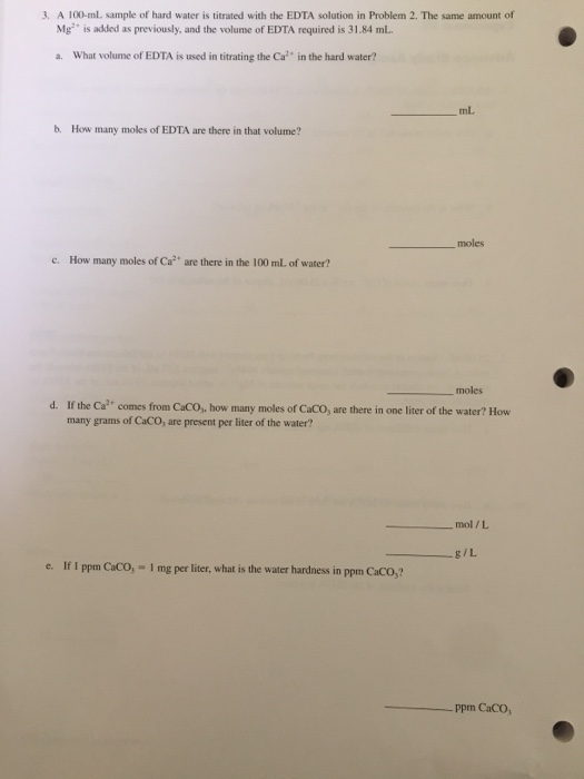 Solved 1. A 0.3946 g sample of CaCO, is dissolved in 12 M | Chegg.com