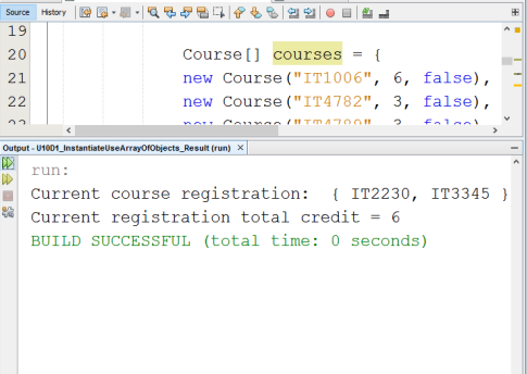 Solved For this discussion, you practiced instantiating an | Chegg.com