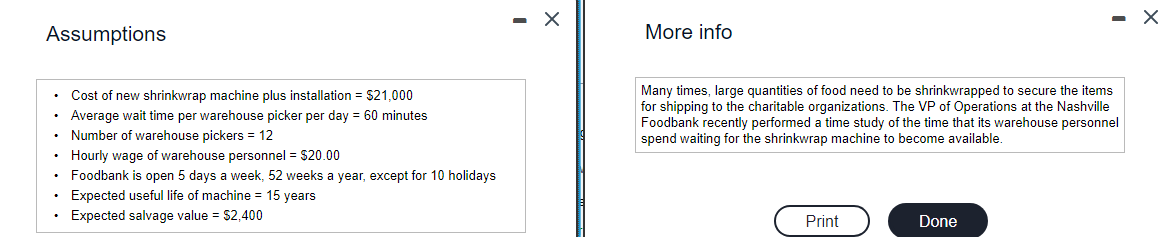 Solved - Cost of new shrinkwrap machine plus installation | Chegg.com