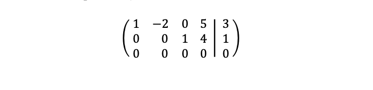 Solved The matrix below is in RREF. Solve the corresponding | Chegg.com