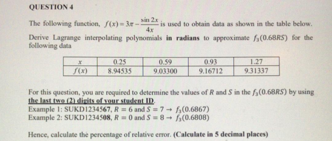 Solved Subject is Computational and Numerical Analysis. My | Chegg.com