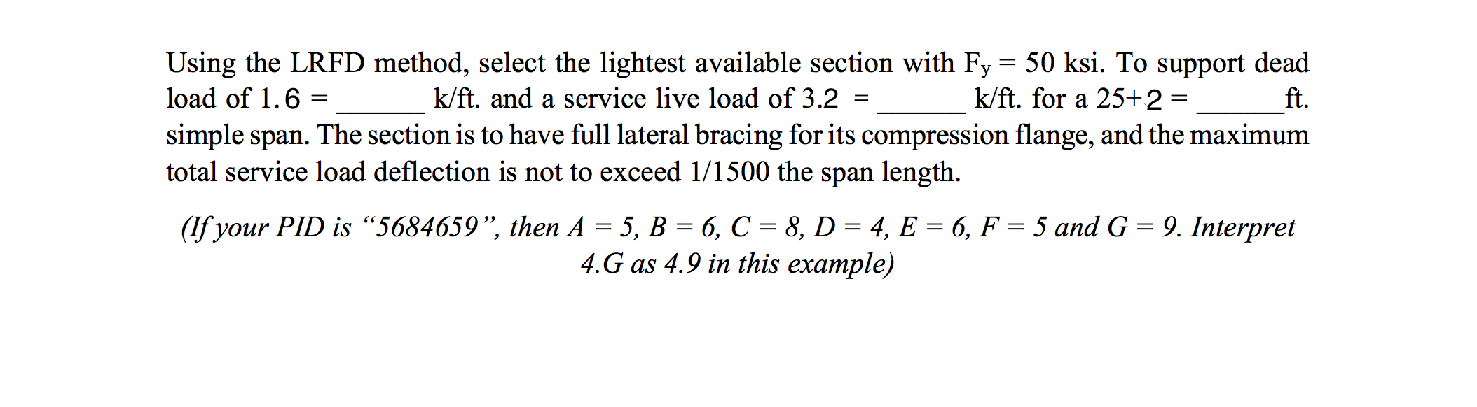 Solved Using the LRFD method, select the lightest available | Chegg.com