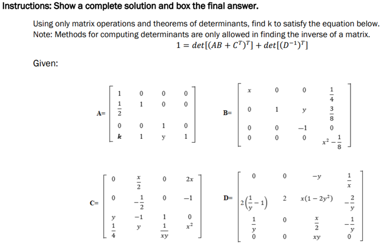 Solved Instructions: Show a complete solution and box the | Chegg.com