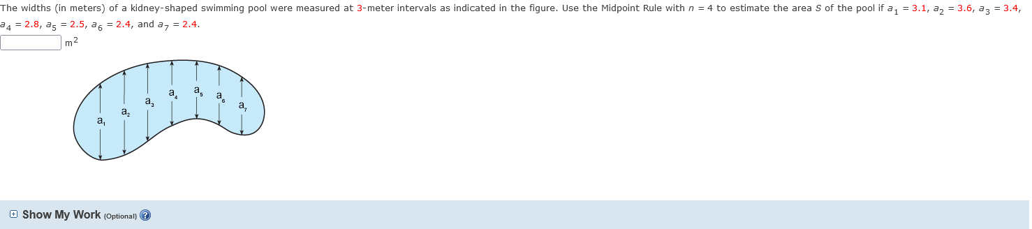 Solved 4=2.8,a5=2.5,a6=2.4, and a7=2.4. m2 | Chegg.com