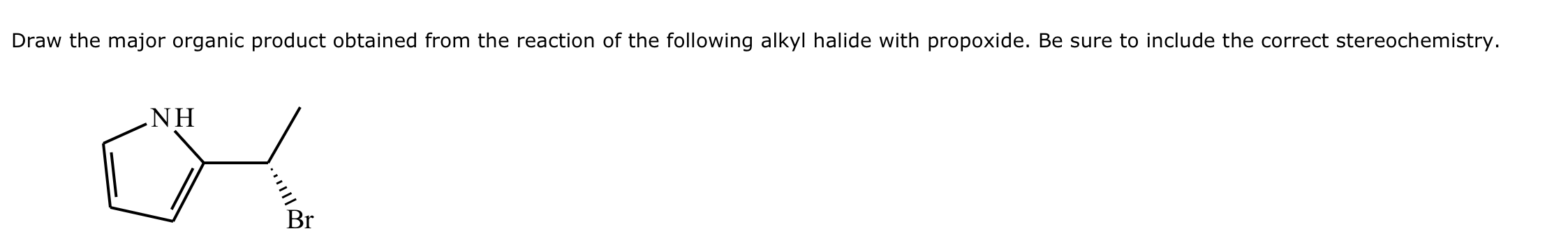 Solved Draw the major organic product obtained from the | Chegg.com