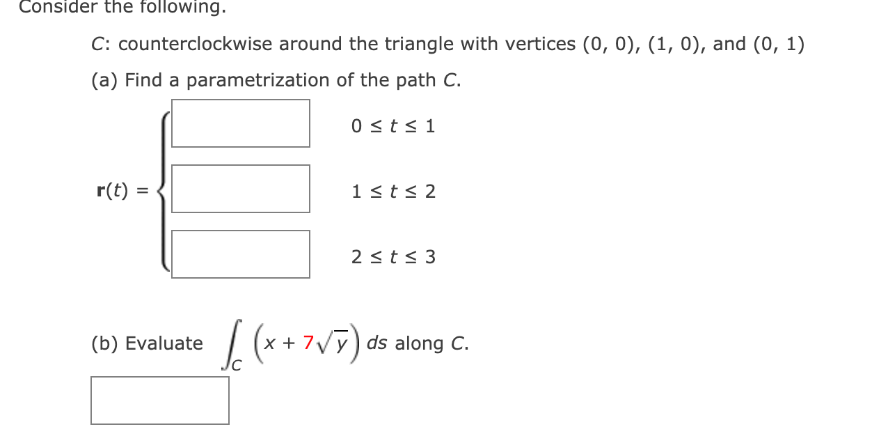 Solved Consider the following. C: counterclockwise around | Chegg.com