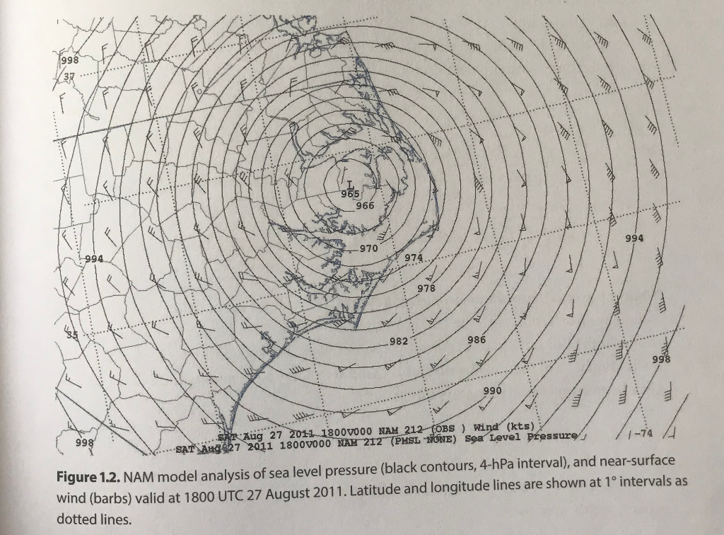 The image above shows the near-surface wind field and | Chegg.com