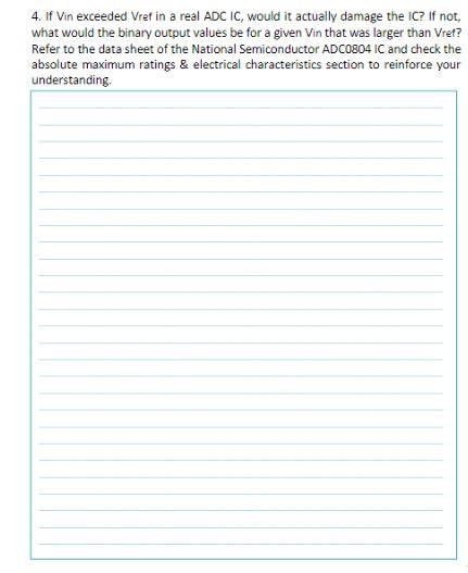 Design an 8-bit ADC circuit that utilizes LEDs to | Chegg.com