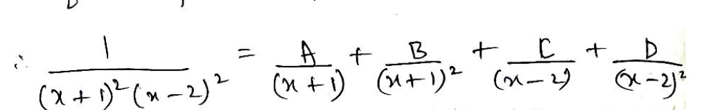 Solved Take the partial fraction of Continue this form by | Chegg.com
