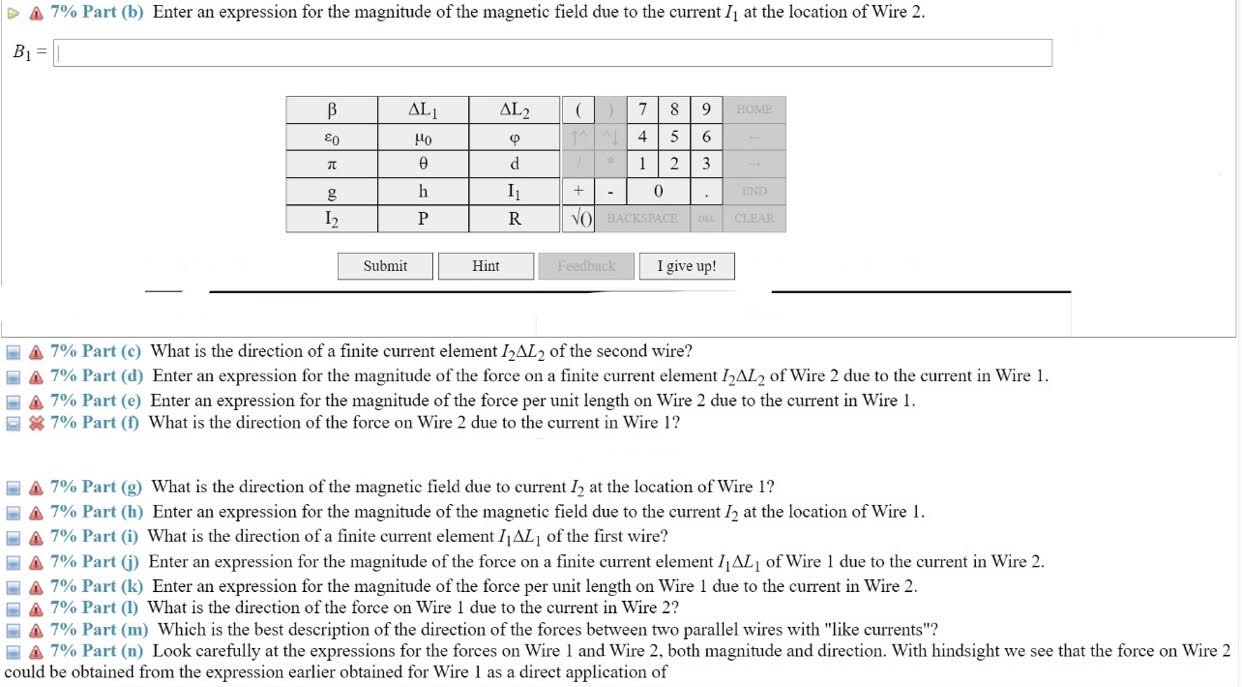 Solved Δ7% Part (c) What is the direction of a finite | Chegg.com