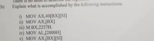 Solved Explain what is accomplished by the following | Chegg.com