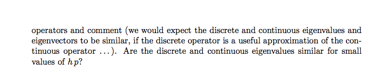 Consider the finite difference operator for the 1D | Chegg.com