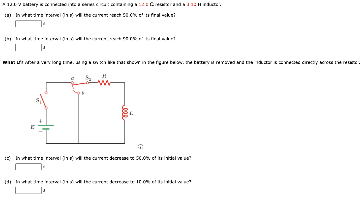 Solved A 12.0 V battery is connected into a series circuit | Chegg.com
