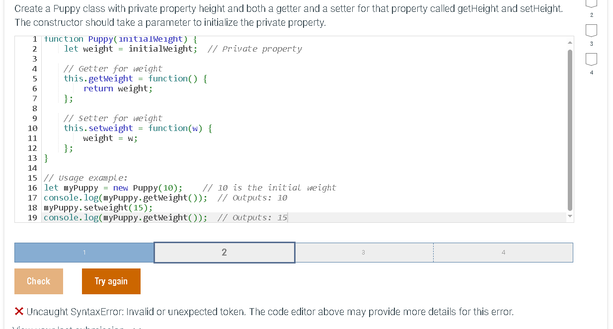 Solved I tried the code that was given but it is still | Chegg.com