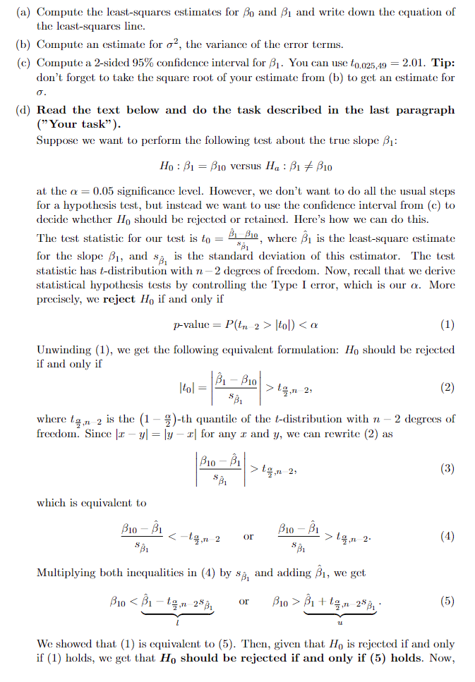 Solved 10. (24 pts) Consider a data set measuring poverty | Chegg.com
