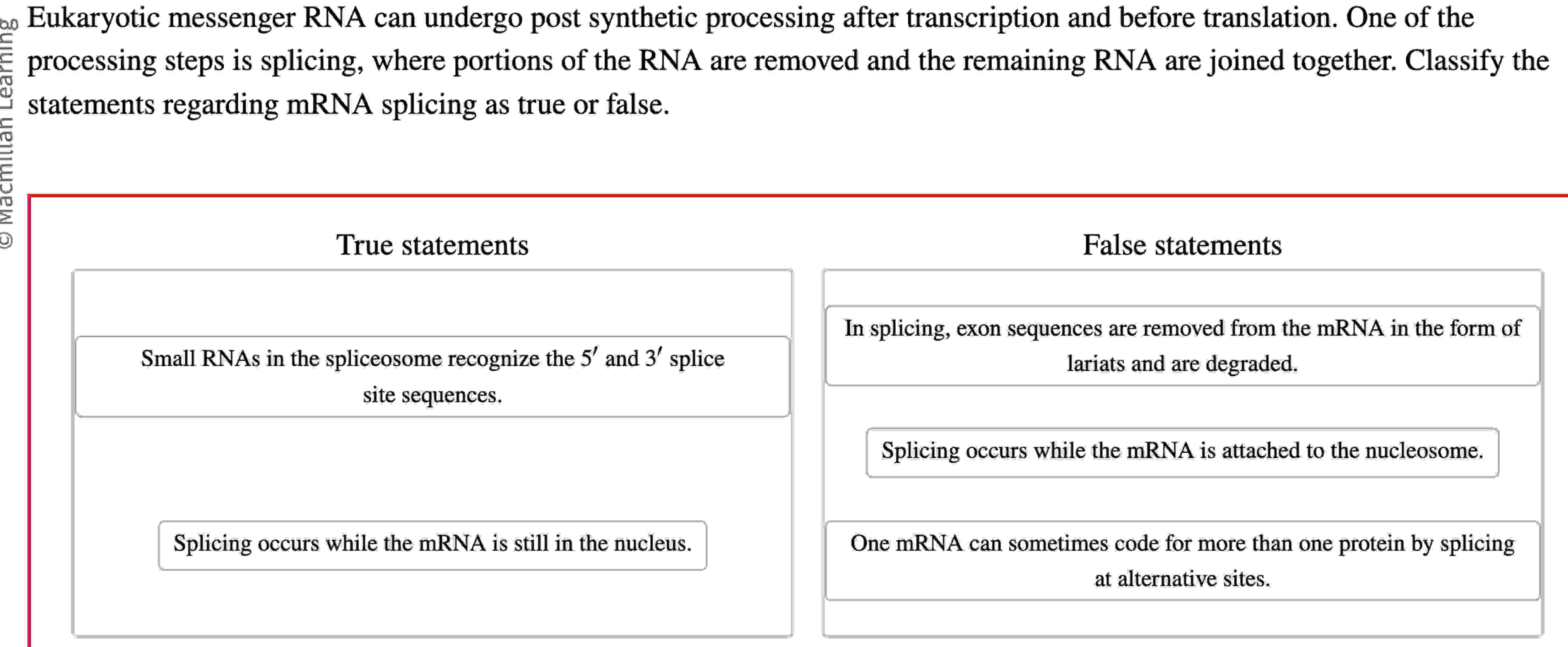 Solved Eukaryotic messenger RNA can undergo post synthetic | Chegg.com