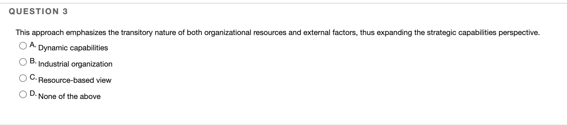 Solved This approach emphasizes the transitory nature of | Chegg.com