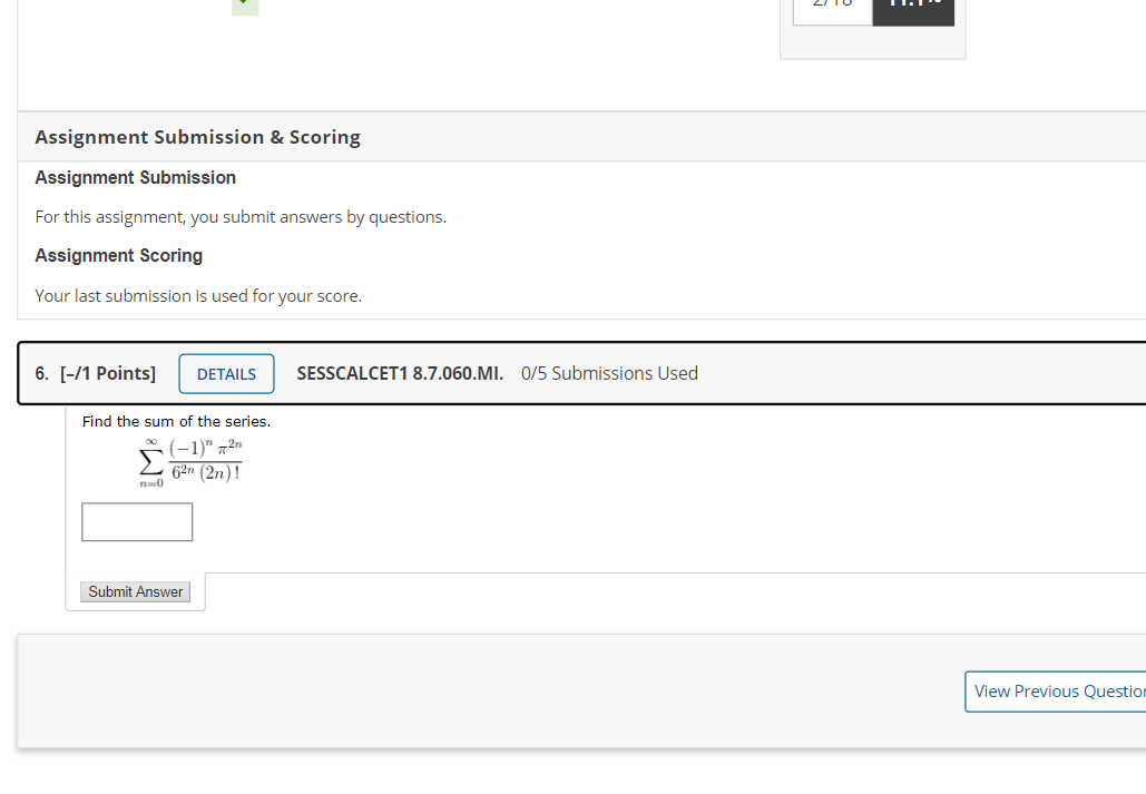 Solved Assignment Submission & Scoring Assignment Submission | Chegg.com