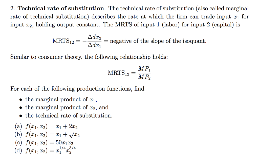 Solved I understand how to get MRTS but i don't understand | Chegg.com