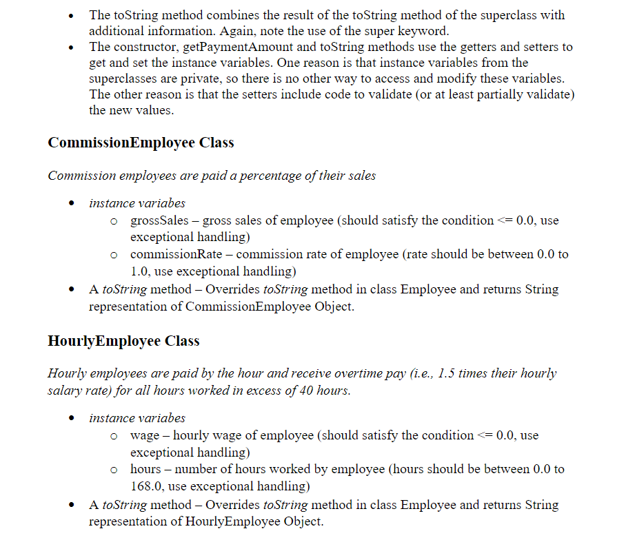 Solved The Payable Interface An interface declares one or | Chegg.com
