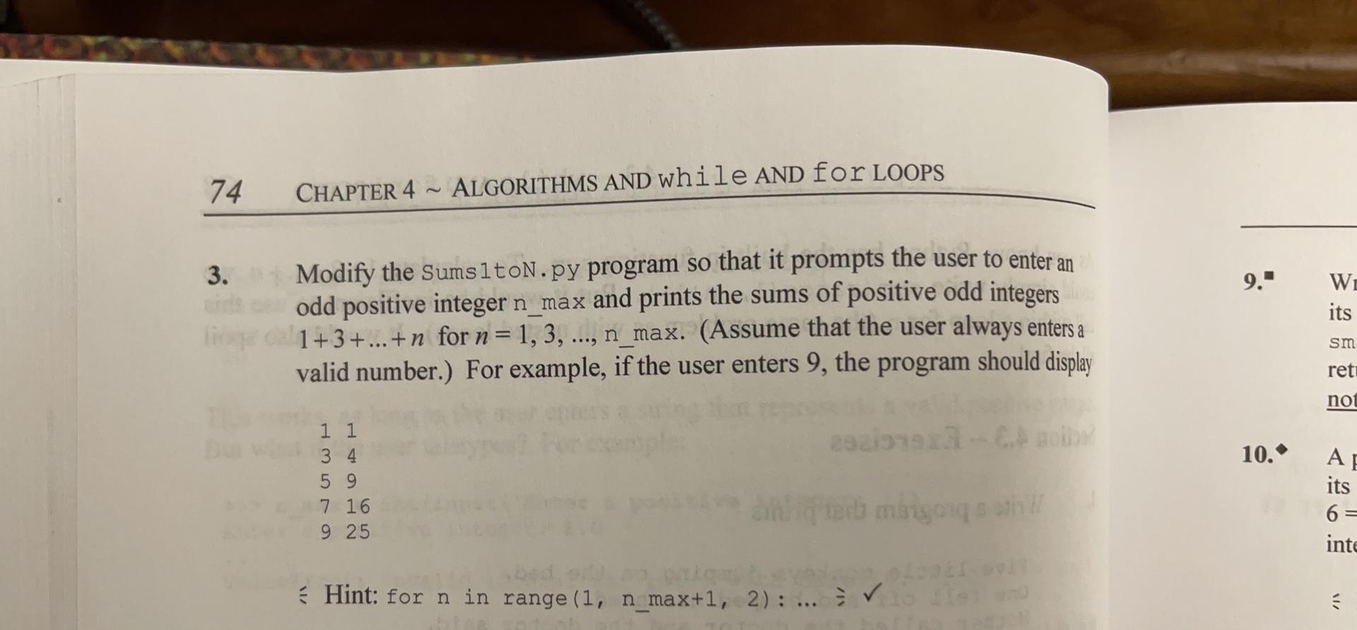 Solved 3 Modify The Sumsiton Py Program So That It Prompts