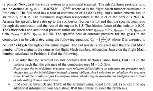 (5 points) Now, treat the entire system as a | Chegg.com